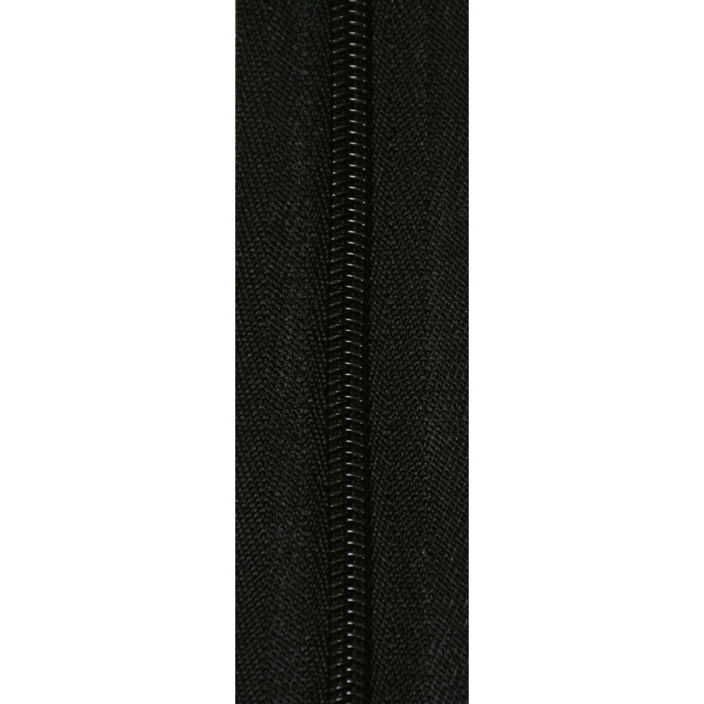 #4 Coil Zipper Chain - Black – Vision Fabrics
