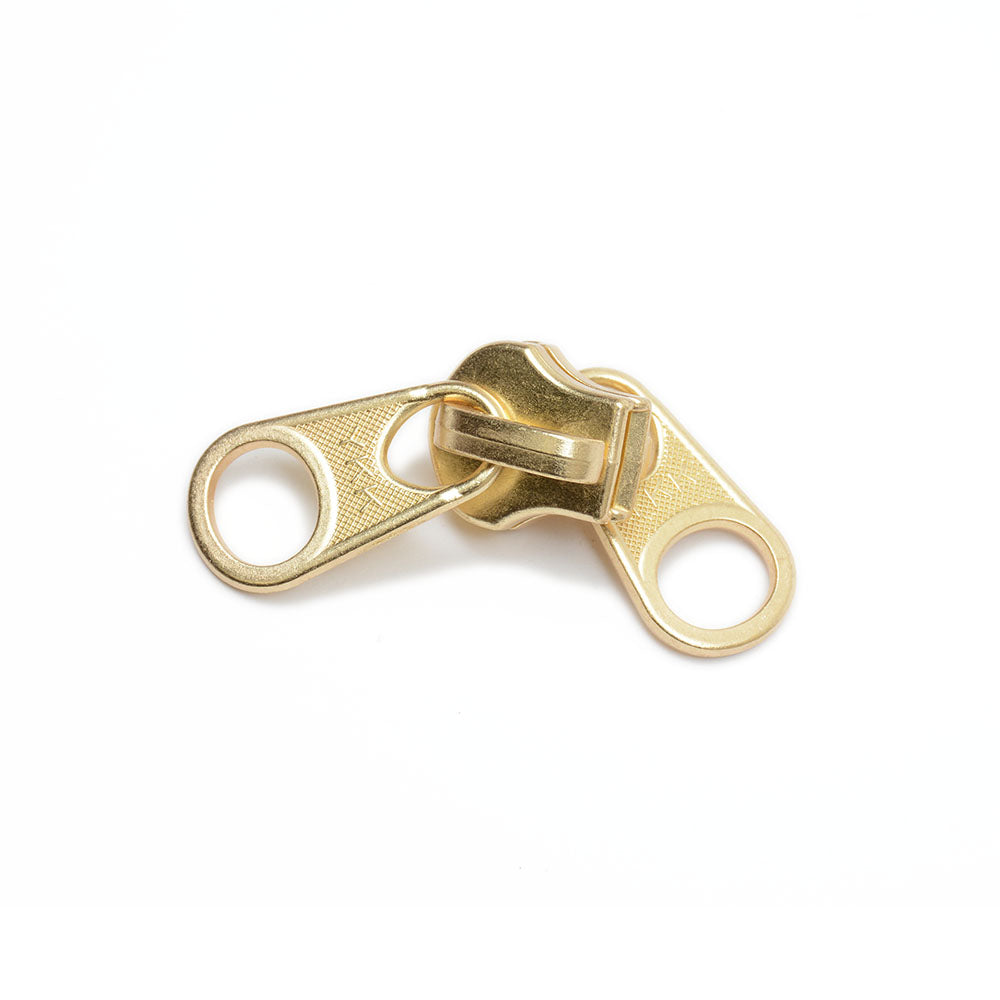 #10 Brass Sliders Double Pull – Vision Fabrics